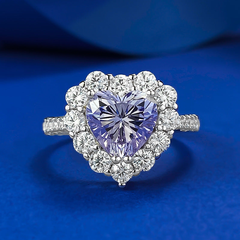 Purple Stone Engagement Ring - CASA LARO